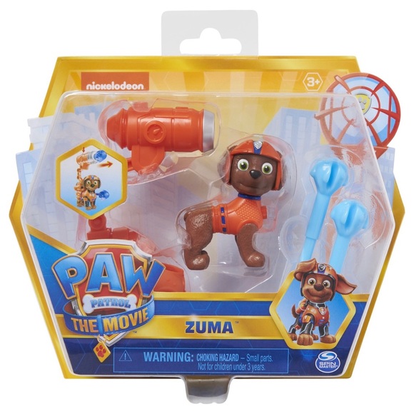 Spin Master | Toys | Nwt Paw Patrol The Movie Zuma Figure With Clip On ...